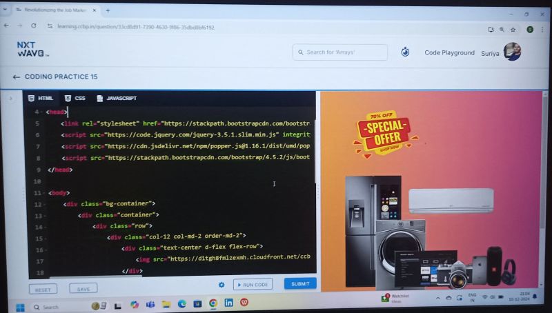 Suriya Suriya on LinkedIn: #day63 #learning #100dayscode #python #ccbp ... Suriya Suriya on LinkedIn: #day63 #learning #100dayscode #python #ccbp ...