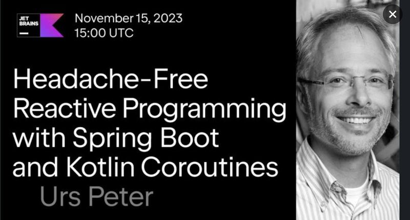 Urs Peter on LinkedIn: #kotlin #kotlin #springboot #coroutines # ... Urs Peter on LinkedIn: #kotlin #kotlin #springboot #coroutines # ...