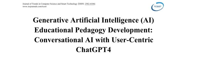New journal publication on AI pedagogy by ChatGPT4 | Andrew ... New journal publication on AI pedagogy by ChatGPT4 | Andrew ...
