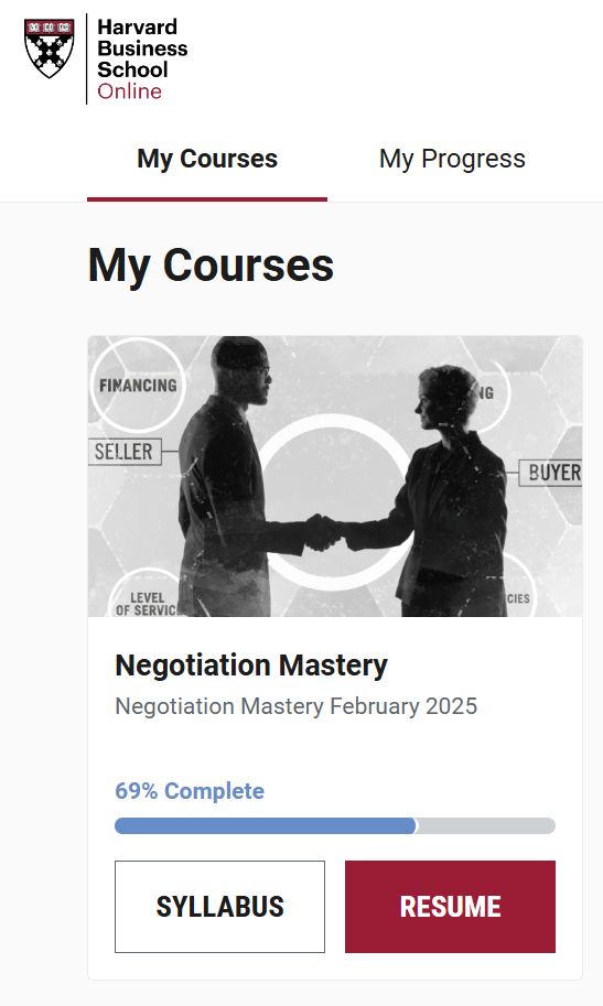 #negotiationmastery #harvard #professionaldevelopment #learningjourney ... #negotiationmastery #harvard #professionaldevelopment #learningjourney ...