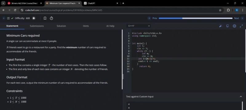 Naincy Raj Singh on LinkedIn: #codechef Naincy Raj Singh on LinkedIn: #codechef