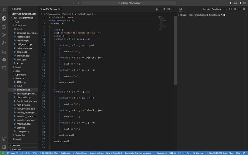 #cplusplus #dsa #codingjourney #apnacollege #patternprinting #google ... #cplusplus #dsa #codingjourney #apnacollege #patternprinting #google ...