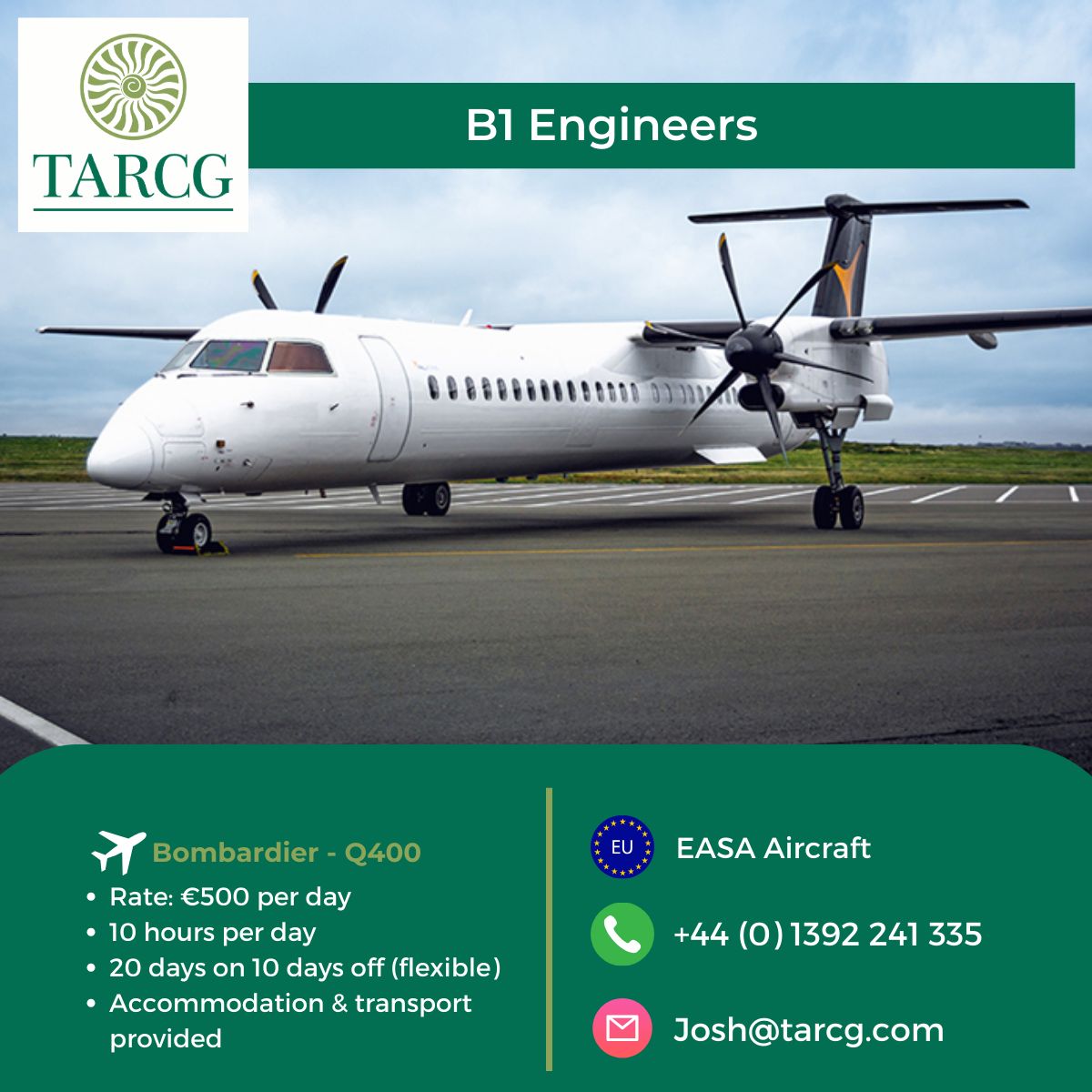Josh Sanchez (CertRP) on LinkedIn: ⏰ B1 Engineers - Q400 - Flying ... Josh Sanchez (CertRP) on LinkedIn: ⏰ B1 Engineers - Q400 - Flying ...