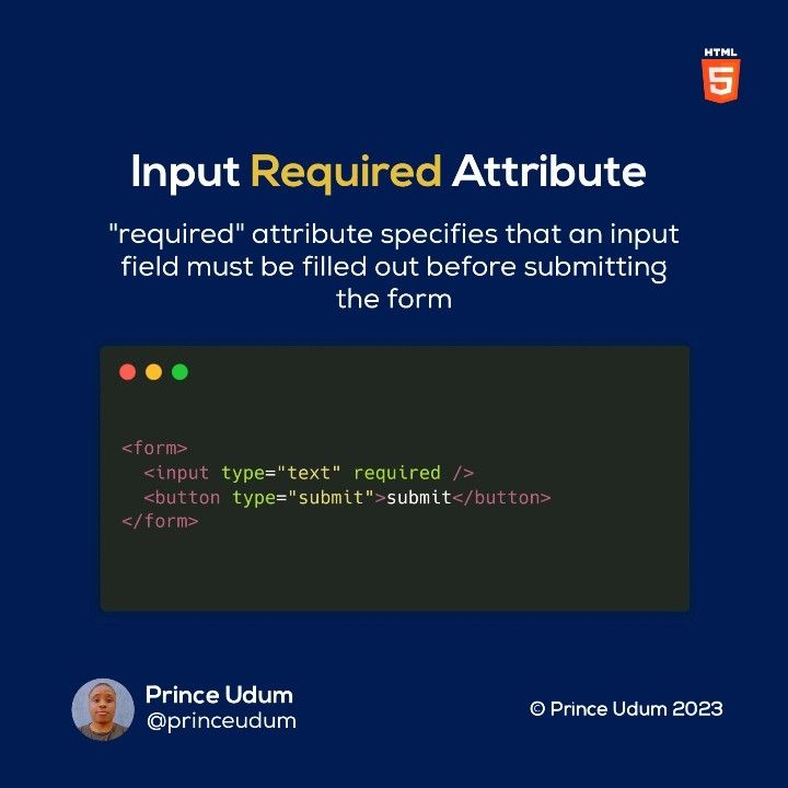 Prince Udum on LinkedIn: #html #htmltutorial #htmltags #programming # ... Prince Udum on LinkedIn: #html #htmltutorial #htmltags #programming # ...