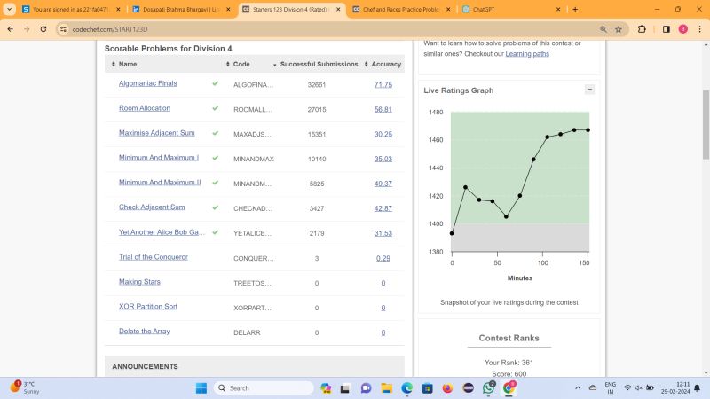 #codechef #codingchallenge #programming #techenthusiast #codingjourney ... #codechef #codingchallenge #programming #techenthusiast #codingjourney ...