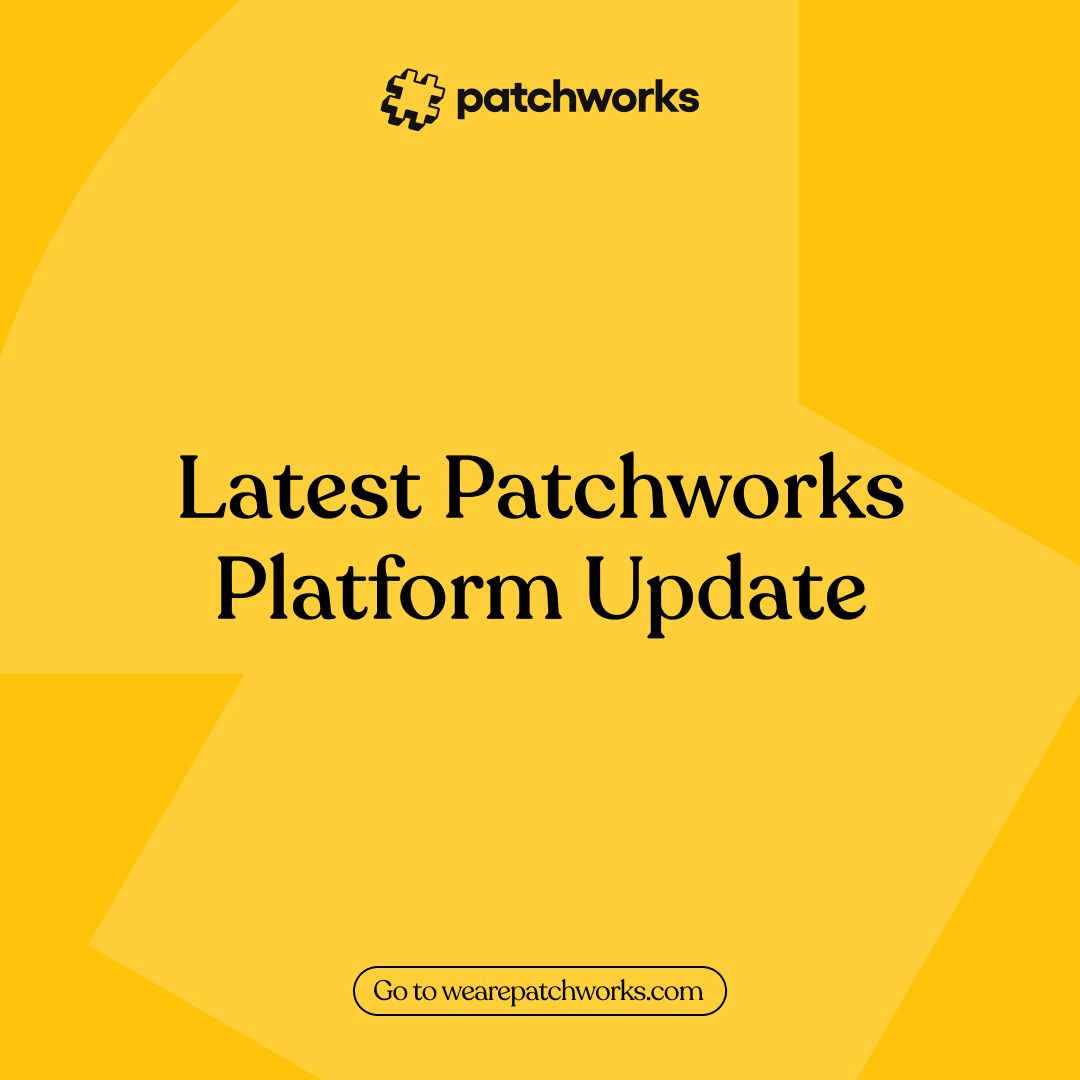 Patchworks on LinkedIn: 💡Check out the latest Patchworks’ platform ... Patchworks on LinkedIn: 💡Check out the latest Patchworks’ platform ...