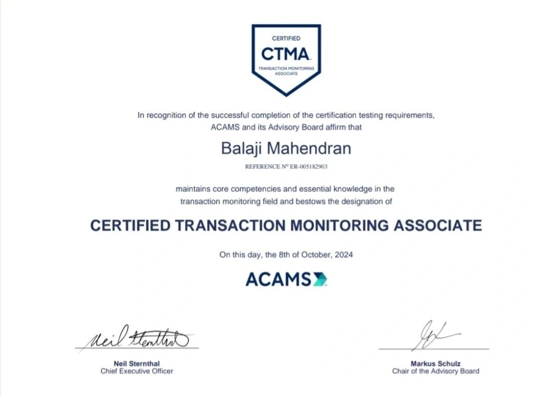 Balaji Mahendran CAME, CTMA on LinkedIn: Hello Everyone, I’m excited to ... Balaji Mahendran CAME, CTMA on LinkedIn: Hello Everyone, I’m excited to ...