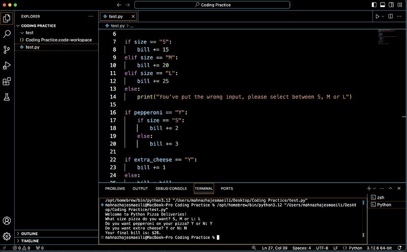 Mahnaz Hajesmaeili on LinkedIn: #python #coding #challenge # ... Mahnaz Hajesmaeili on LinkedIn: #python #coding #challenge # ...