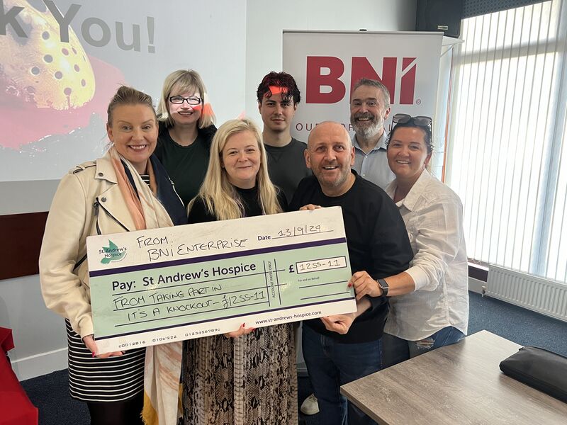 BNI Enterprise on LinkedIn: #bni #standrewshospice BNI Enterprise on LinkedIn: #bni #standrewshospice