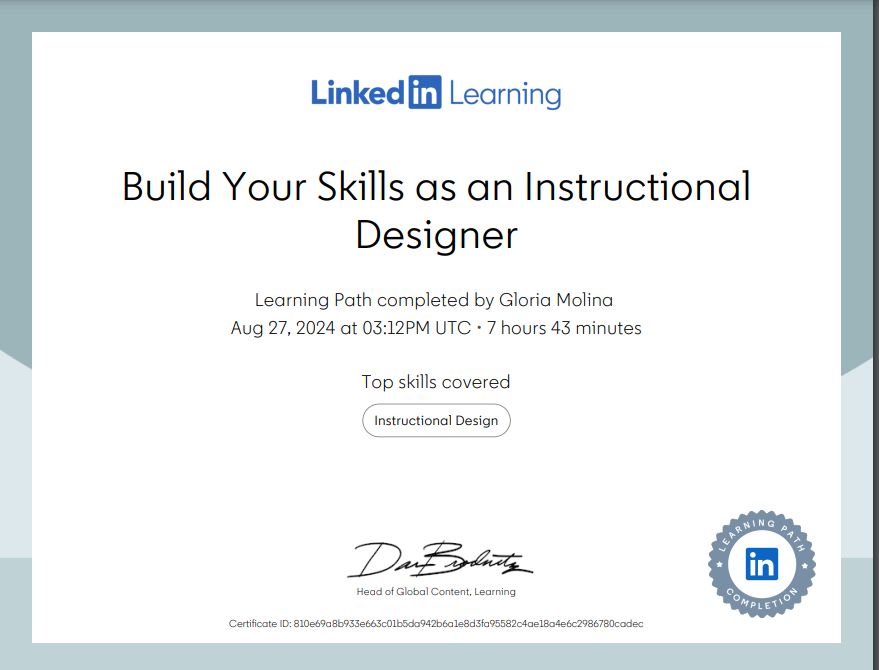 Gloria Molina on LinkedIn: Just finished the learning path “Build Your ... Gloria Molina on LinkedIn: Just finished the learning path “Build Your ...