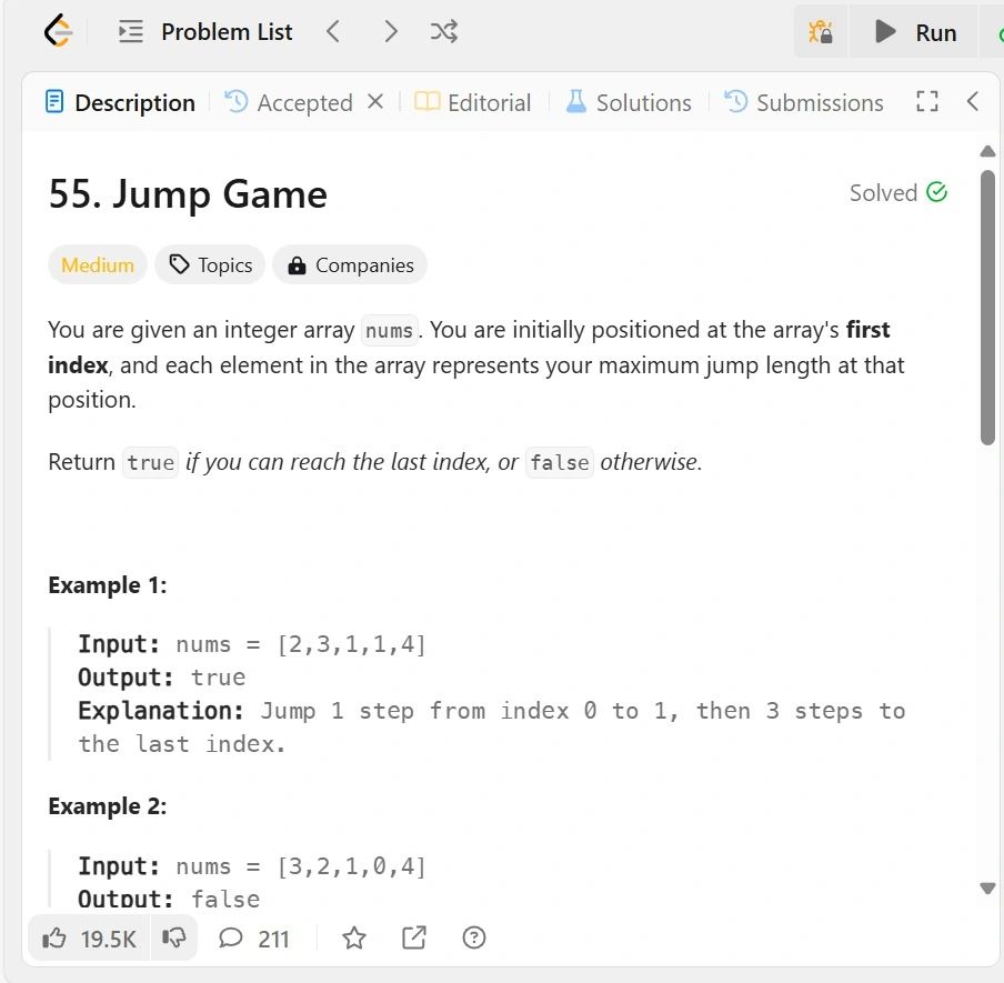 Rohit Makani on LinkedIn: #day34 #codingchallenge #jumpgame #java # ... Rohit Makani on LinkedIn: #day34 #codingchallenge #jumpgame #java # ...