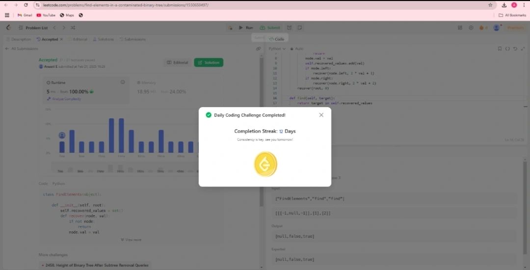 #leetcode #codingchallenge #100daysofcode #problemsolving #keepgrinding ... #leetcode #codingchallenge #100daysofcode #problemsolving #keepgrinding ...