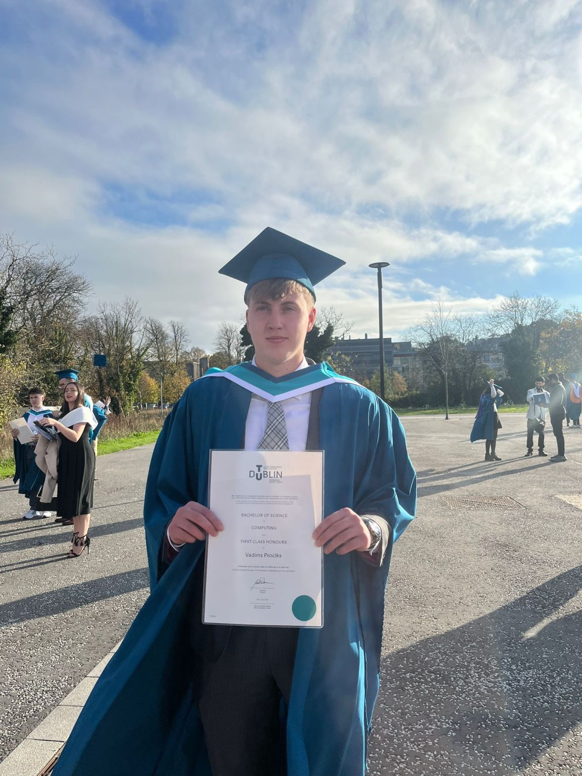 Vadims Prociks on LinkedIn: First Class honors degree Amazing 4 years ... Vadims Prociks on LinkedIn: First Class honors degree Amazing 4 years ...