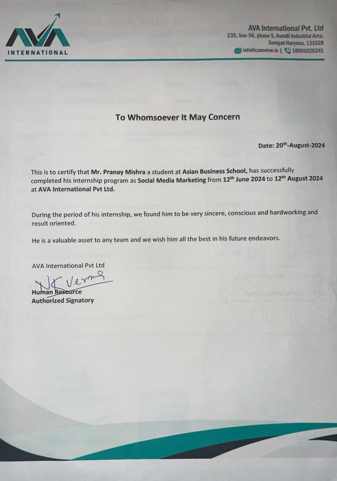 Pranay Mishra on LinkedIn: Iām thrilled to have completed my internship ... Pranay Mishra on LinkedIn: Iām thrilled to have completed my internship ...