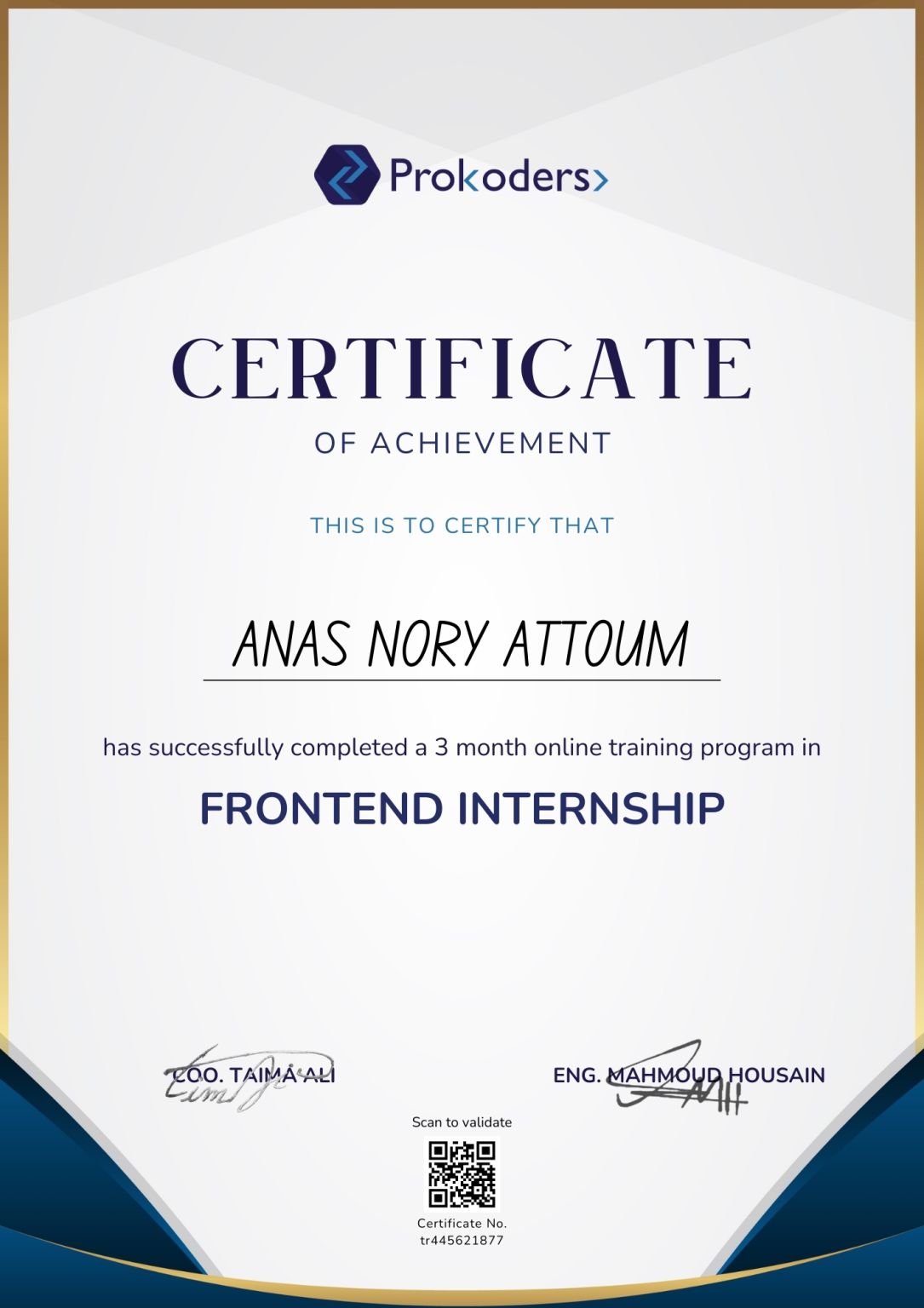 Anas Attoum on LinkedIn: #frontenddeveloper #prokoders #reactjs # ... Anas Attoum on LinkedIn: #frontenddeveloper #prokoders #reactjs # ...