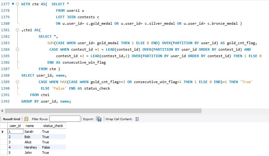 Ajit Tiwari on LinkedIn: #sql #sqlchallenge #sqlproblem #sqlpractice # ... Ajit Tiwari on LinkedIn: #sql #sqlchallenge #sqlproblem #sqlpractice # ...