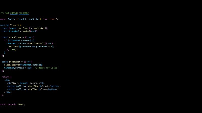 SAI CHARAN SALUGARI on LinkedIn: #reactjs #useref #webdevelopment # ... SAI CHARAN SALUGARI on LinkedIn: #reactjs #useref #webdevelopment # ...