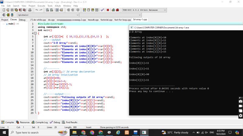Ayesha Saddiqa on LinkedIn: #cpp #programming #2darray # ... Ayesha Saddiqa on LinkedIn: #cpp #programming #2darray # ...