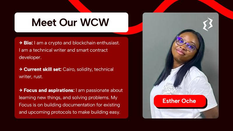 Esther Oche on LinkedIn: Wow....thank you Web3Bridge i am blessed to ... Esther Oche on LinkedIn: Wow....thank you Web3Bridge i am blessed to ...