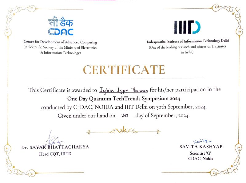 Iybin Iype Thomas on LinkedIn: Had the opportunity to attend the ... Iybin Iype Thomas on LinkedIn: Had the opportunity to attend the ...