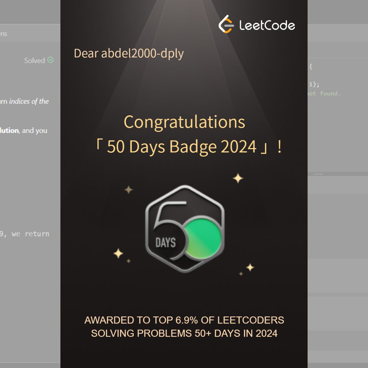 Abdellah Abnoune on LinkedIn: #keepcoding #leetcode #milestone # ... Abdellah Abnoune on LinkedIn: #keepcoding #leetcode #milestone # ...