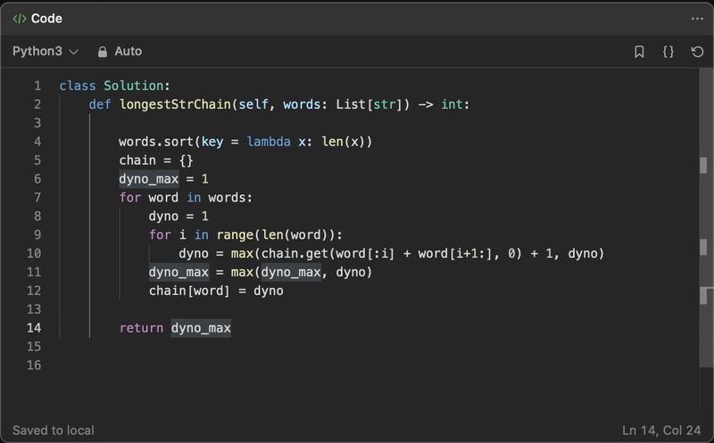 LeetCode problem 1048: String Chain | Farhad Seyfullazada posted on the ... LeetCode problem 1048: String Chain | Farhad Seyfullazada posted on the ...