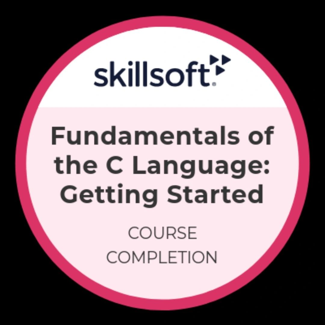 I'm excited to share that I've completed the Fundamentals of C ... I'm excited to share that I've completed the Fundamentals of C ...