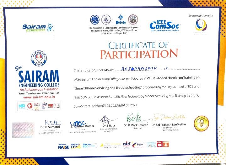 RAJPRASATH S on LinkedIn: #technology #training #ieee #engineering # ... RAJPRASATH S on LinkedIn: #technology #training #ieee #engineering # ...