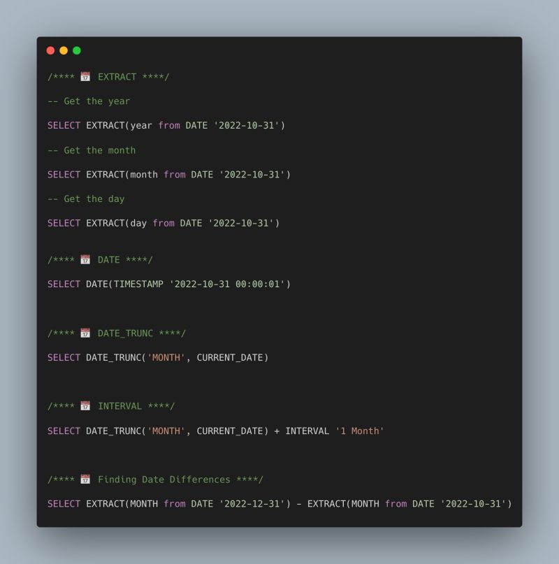 Learning SQL LinkedIn‘de: #sql #learningsql #sqldates #learningtocode # ... Learning SQL LinkedIn‘de: #sql #learningsql #sqldates #learningtocode # ...