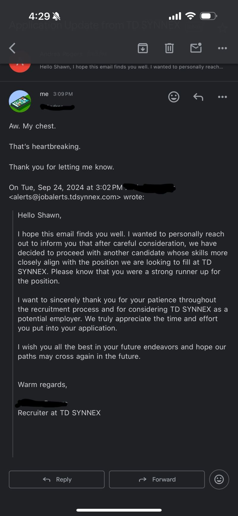 Shawn Conboy on LinkedIn: #rejected #software #swe #code #life # ... Shawn Conboy on LinkedIn: #rejected #software #swe #code #life # ...