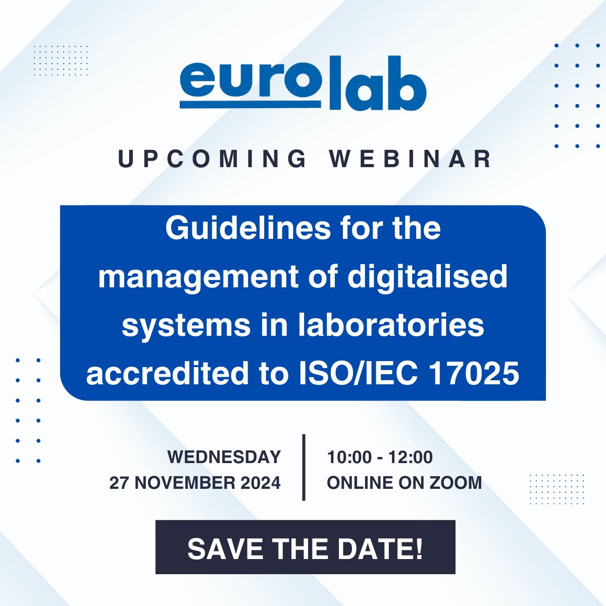 EUROLAB on LinkedIn: #eurolab #webinar #digitalisation # ... EUROLAB on LinkedIn: #eurolab #webinar #digitalisation # ...