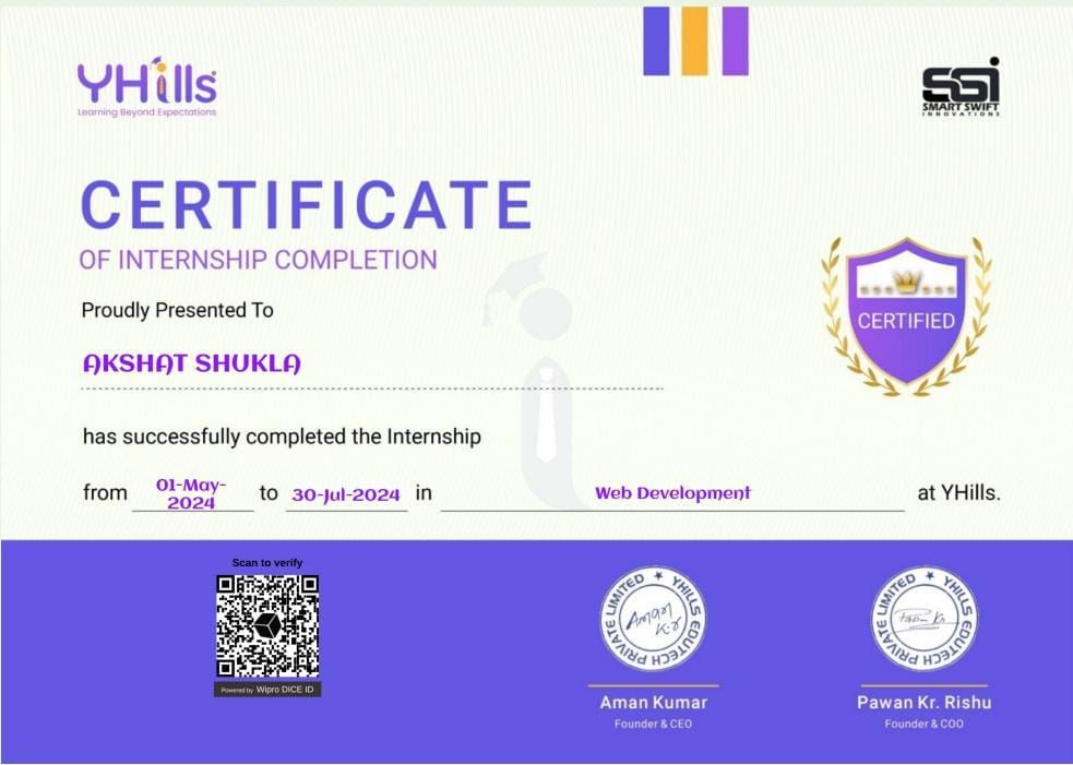 AKSHAT SHUKLA on LinkedIn: #webdev #internshipexperience # ... AKSHAT SHUKLA on LinkedIn: #webdev #internshipexperience # ...