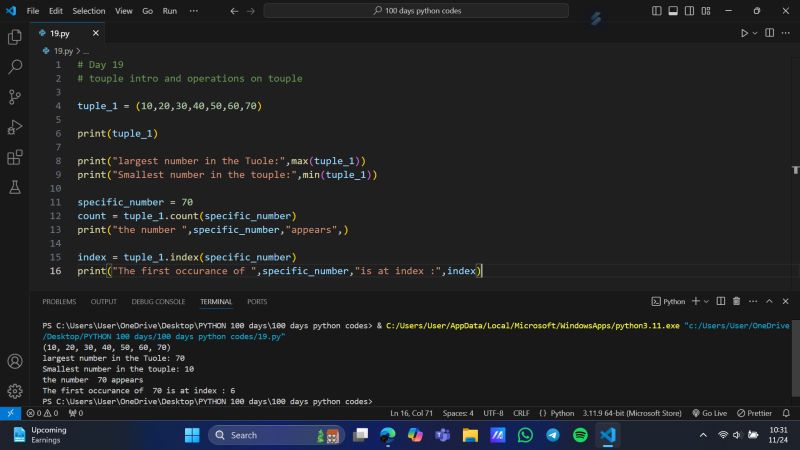 Akhil .. on LinkedIn: #100daysofpython #pythonchallenge #learningpython ... Akhil .. on LinkedIn: #100daysofpython #pythonchallenge #learningpython ...