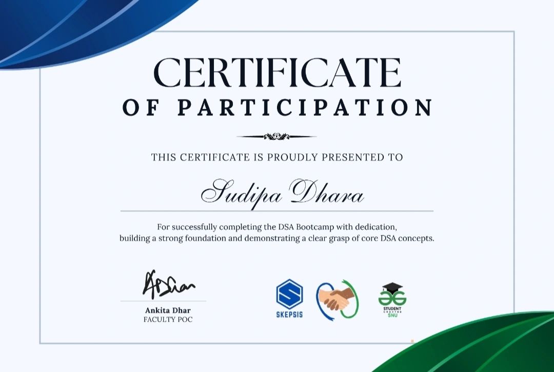 #dsabootcamp #codingjourney #studentdeveloper #problemsolving… | Sudipa ... #dsabootcamp #codingjourney #studentdeveloper #problemsolving… | Sudipa ...