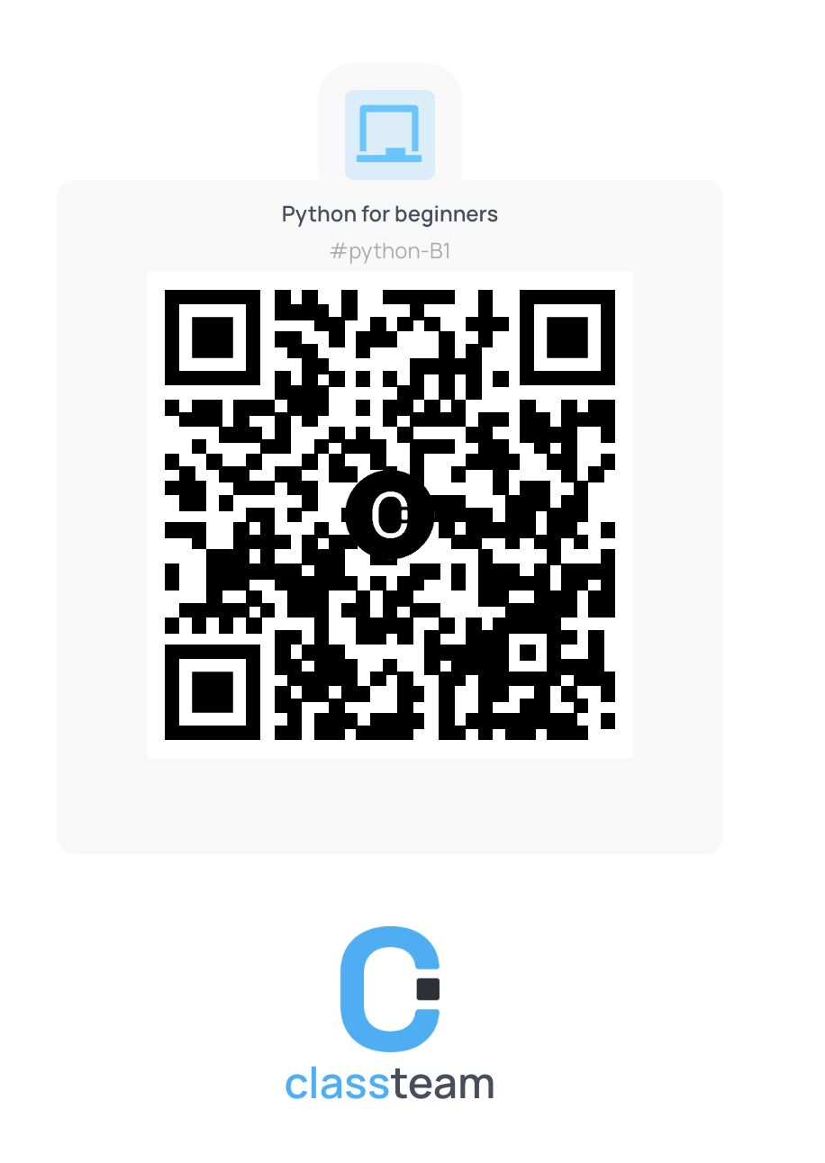 Classteam on LinkedIn: #pythonforbeginners #learntocode # ... Classteam on LinkedIn: #pythonforbeginners #learntocode # ...