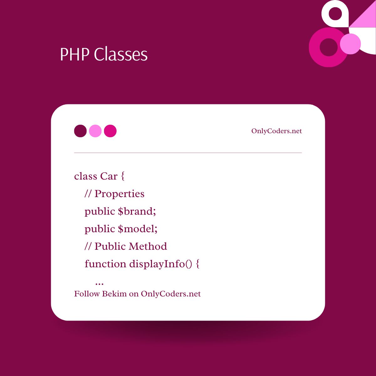 Learn about Object Oriented Programming (OOP) in PHP | OnlyCoders.net ... Learn about Object Oriented Programming (OOP) in PHP | OnlyCoders.net ...