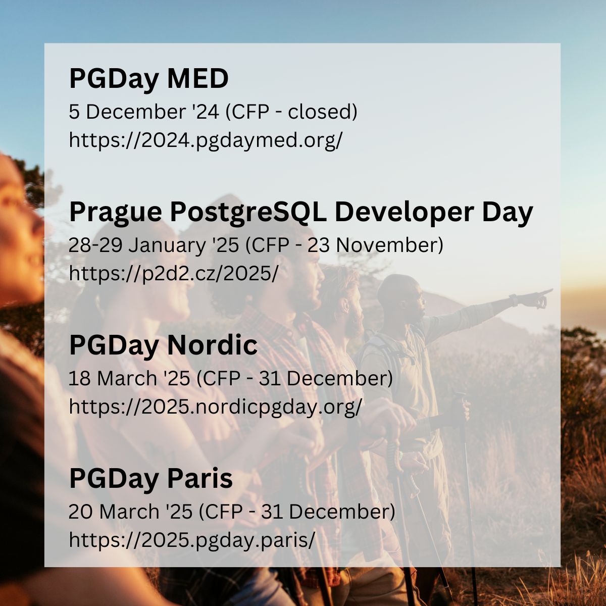 PostgreSQL Conference Europe on LinkedIn: #postgresql #postgres # ... PostgreSQL Conference Europe on LinkedIn: #postgresql #postgres # ...