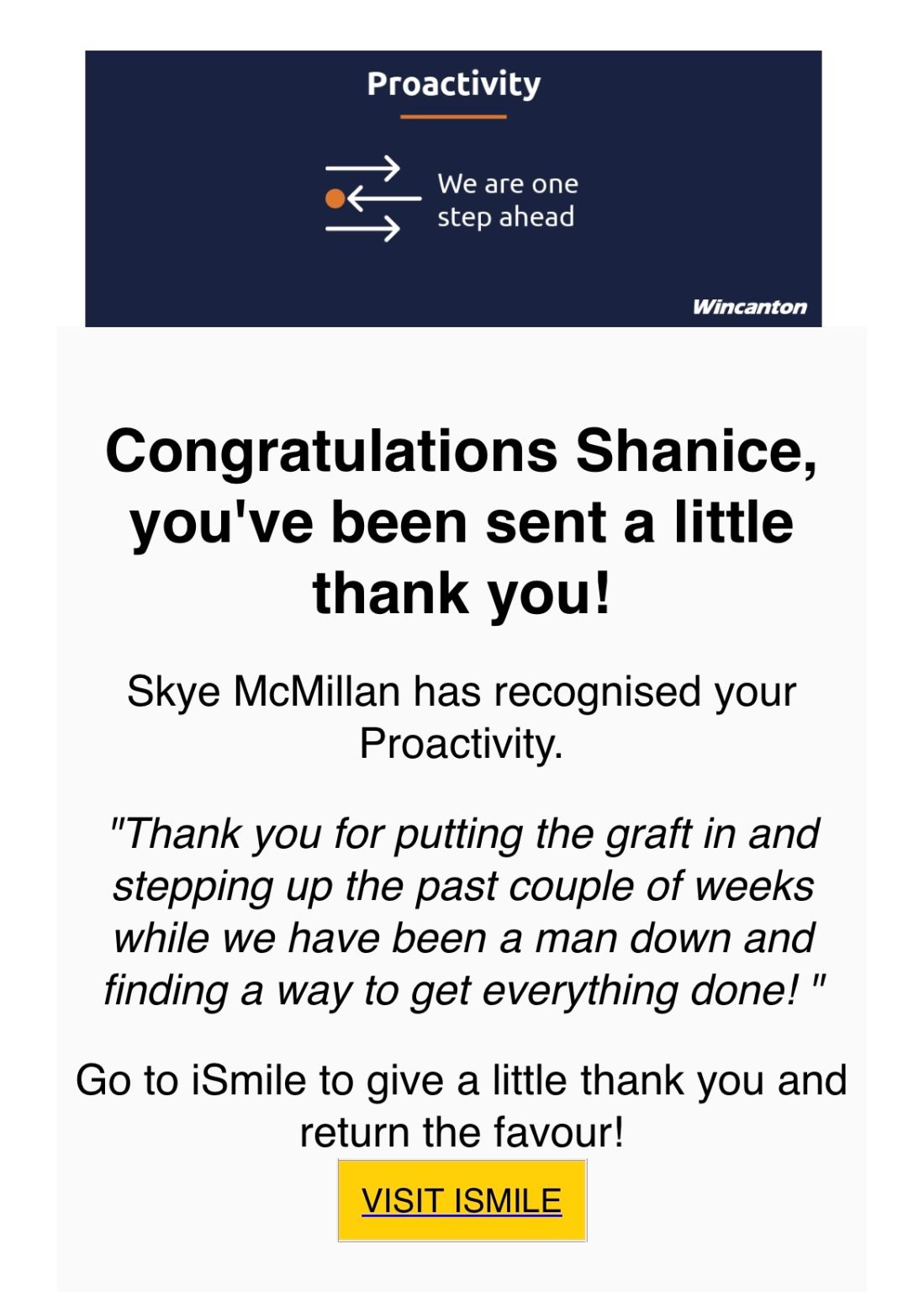 Shanice Duckett on LinkedIn: Being recognised and shown appreciation is ... Shanice Duckett on LinkedIn: Being recognised and shown appreciation is ...