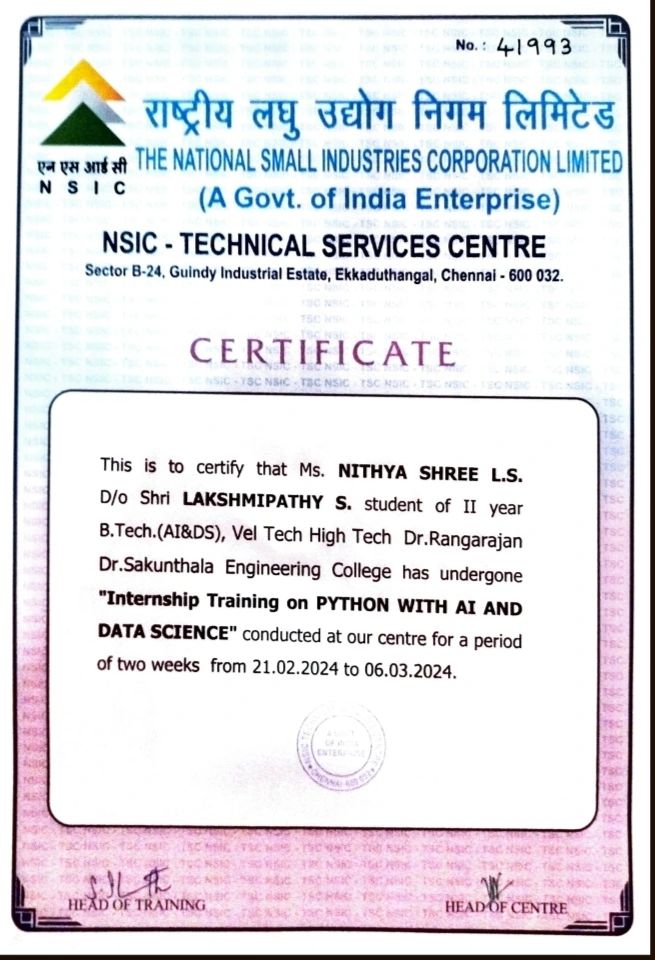 Nithya shree L S on LinkedIn: #python #ai #datascience #learningjourney ... Nithya shree L S on LinkedIn: #python #ai #datascience #learningjourney ...