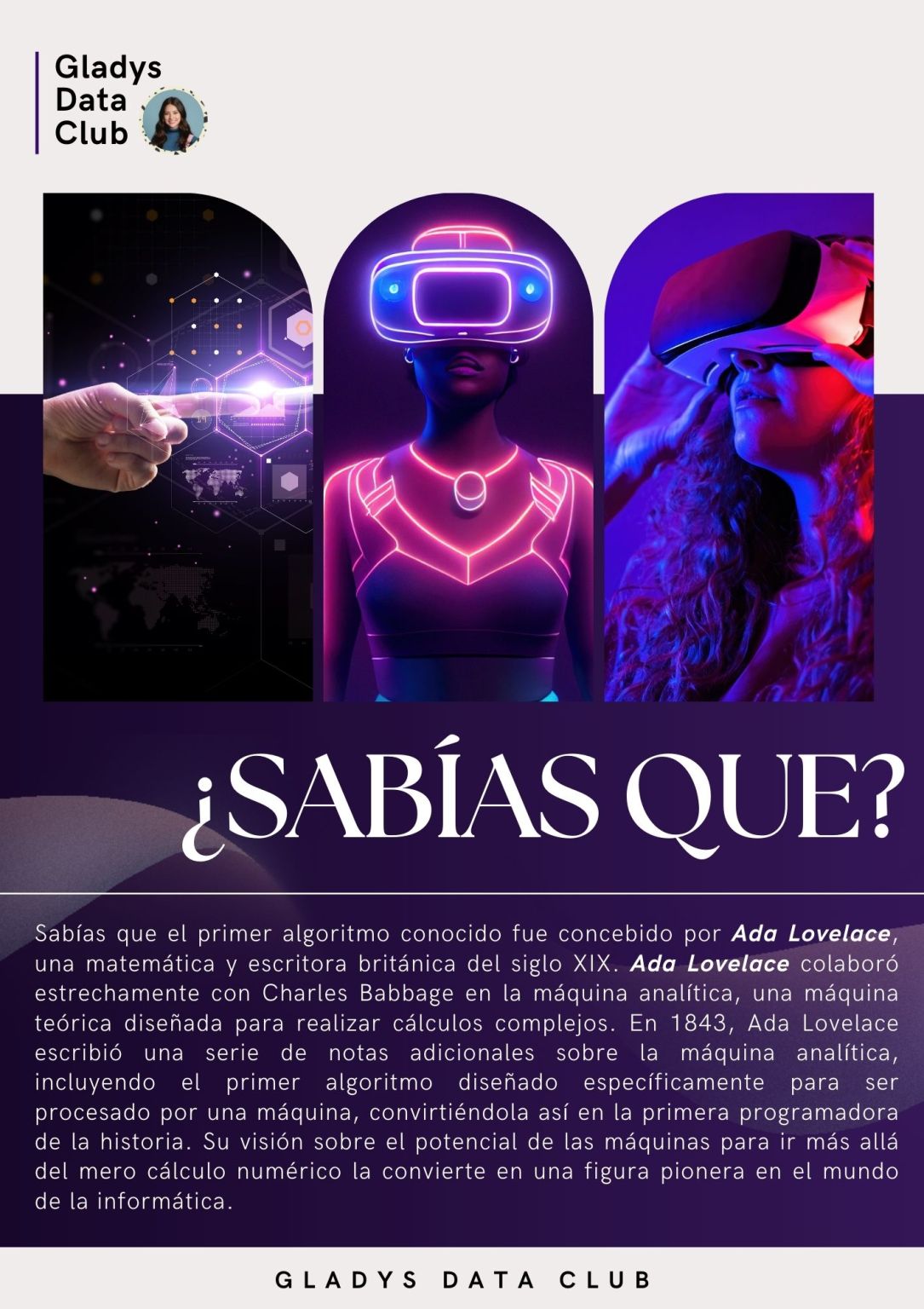 Gladys Choque Ulloa en LinkedIn: #adalovelace #gladysdataclub # ... Gladys Choque Ulloa en LinkedIn: #adalovelace #gladysdataclub # ...