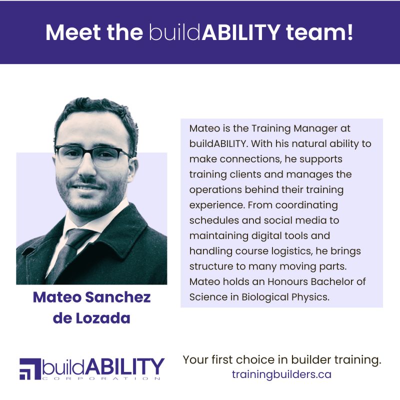 #meettheteam #buildertraining #ontario #buildability | buildABILITY ... #meettheteam #buildertraining #ontario #buildability | buildABILITY ...