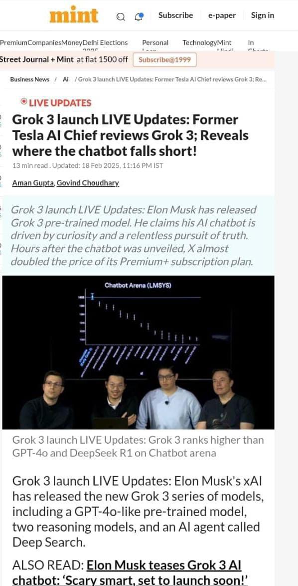 #ai #grok3 #xai #machinelearning #artificialintelligence #tech # ... #ai #grok3 #xai #machinelearning #artificialintelligence #tech # ...
