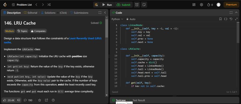 How I solved LRU Cache problem on LeetCode | sridhar Rallabandi posted ... How I solved LRU Cache problem on LeetCode | sridhar Rallabandi posted ...