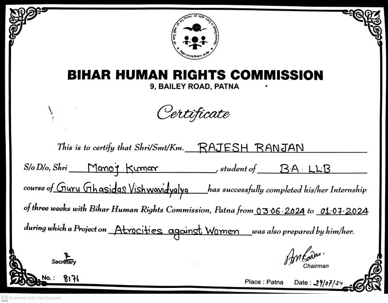 #humanrights #internship #lawstudent #biharhumanrightscommission ... #humanrights #internship #lawstudent #biharhumanrightscommission ...