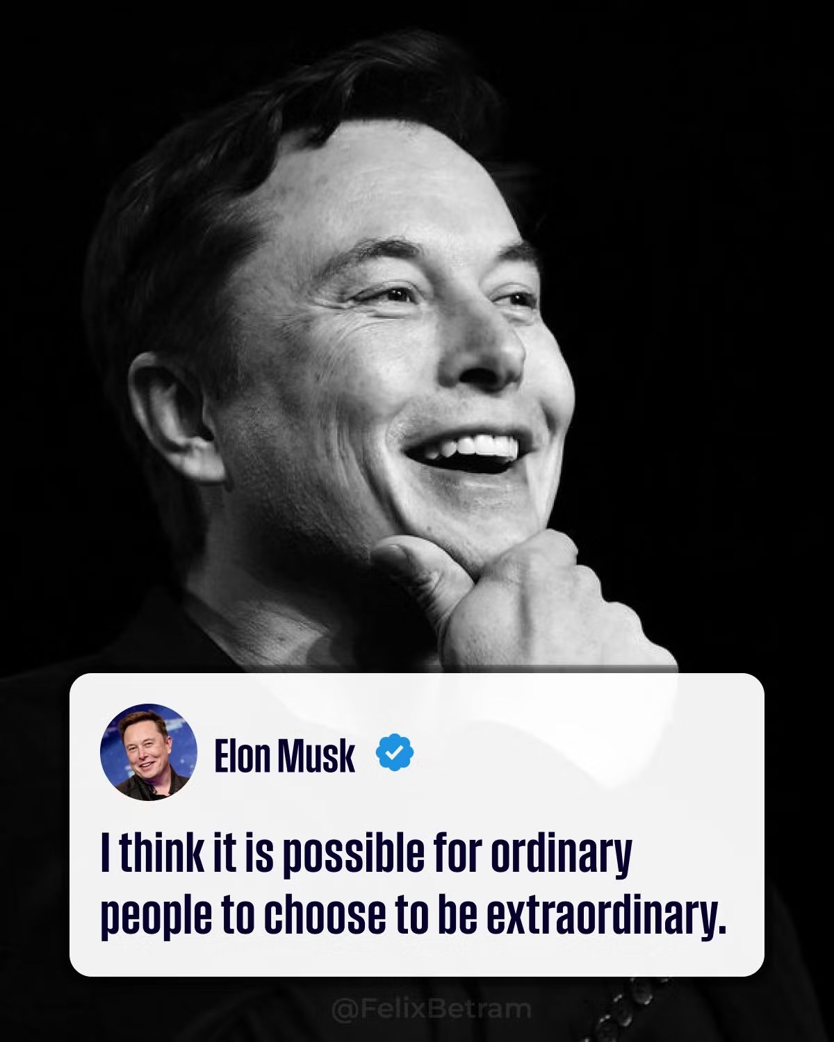 Felix Bertram on LinkedIn: Ordinary is a choice. Extraordinary is a ... Felix Bertram on LinkedIn: Ordinary is a choice. Extraordinary is a ...