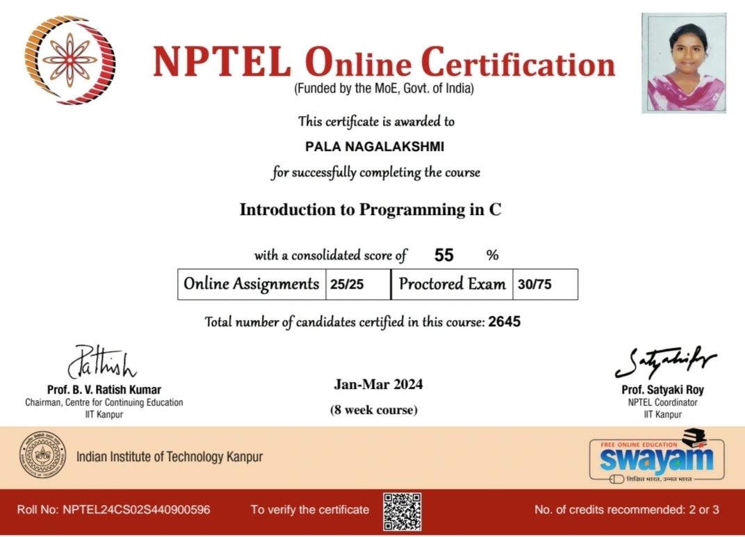 I am very excited to share my #NPTEL certificate I am very excited to share my #NPTEL certificate