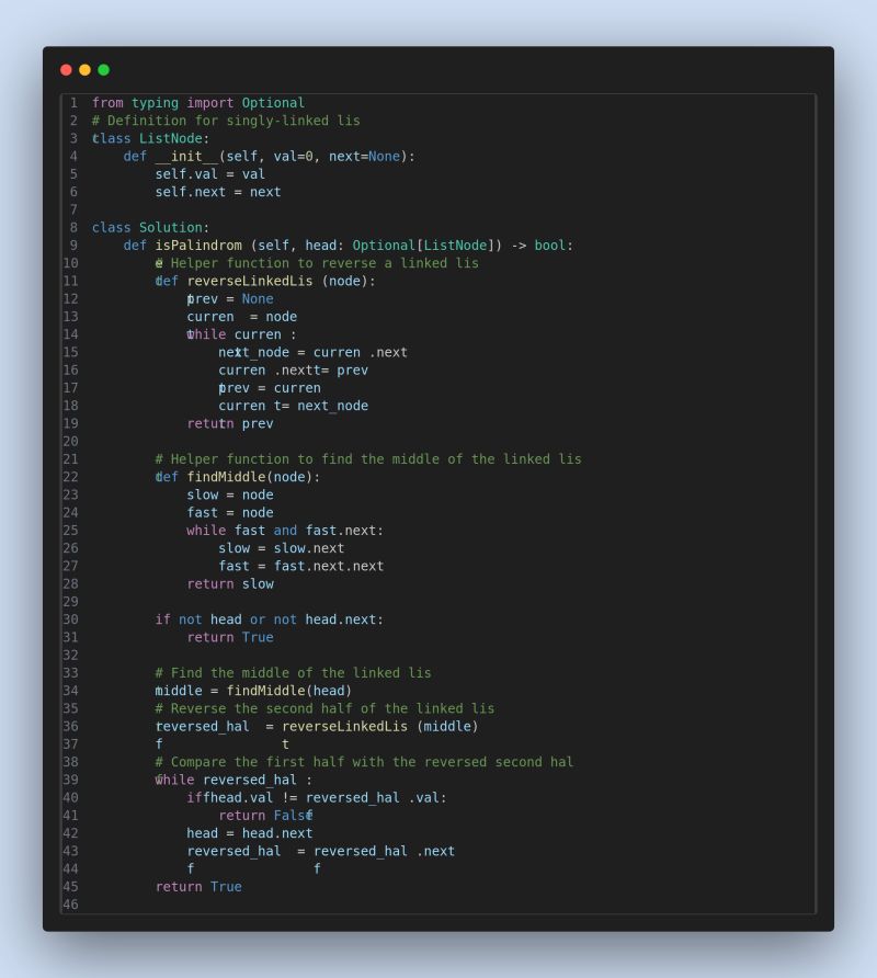 LeetCode 120 Days Challenge: Palindrome Linked List | Azizur Rahman ... LeetCode 120 Days Challenge: Palindrome Linked List | Azizur Rahman ...