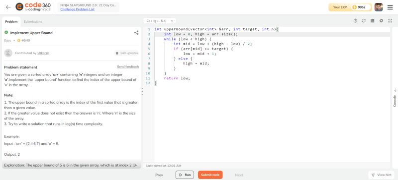 Mohit Raj Jha on LinkedIn: #ninjaslayground #codingninjas #codingchallenge Mohit Raj Jha on LinkedIn: #ninjaslayground #codingninjas #codingchallenge
