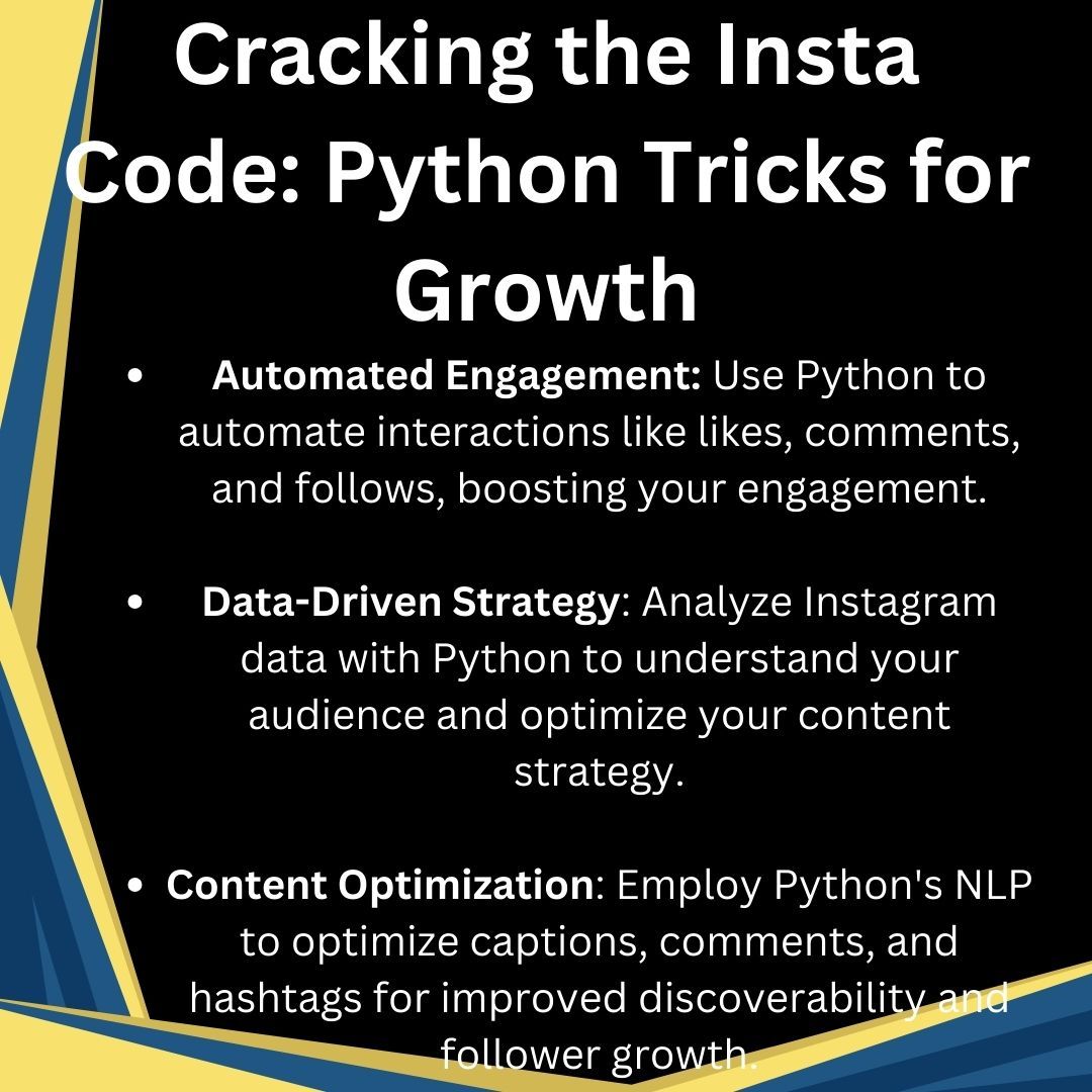 #pythongrowth #instagramhacks | ragini jha #pythongrowth #instagramhacks | ragini jha