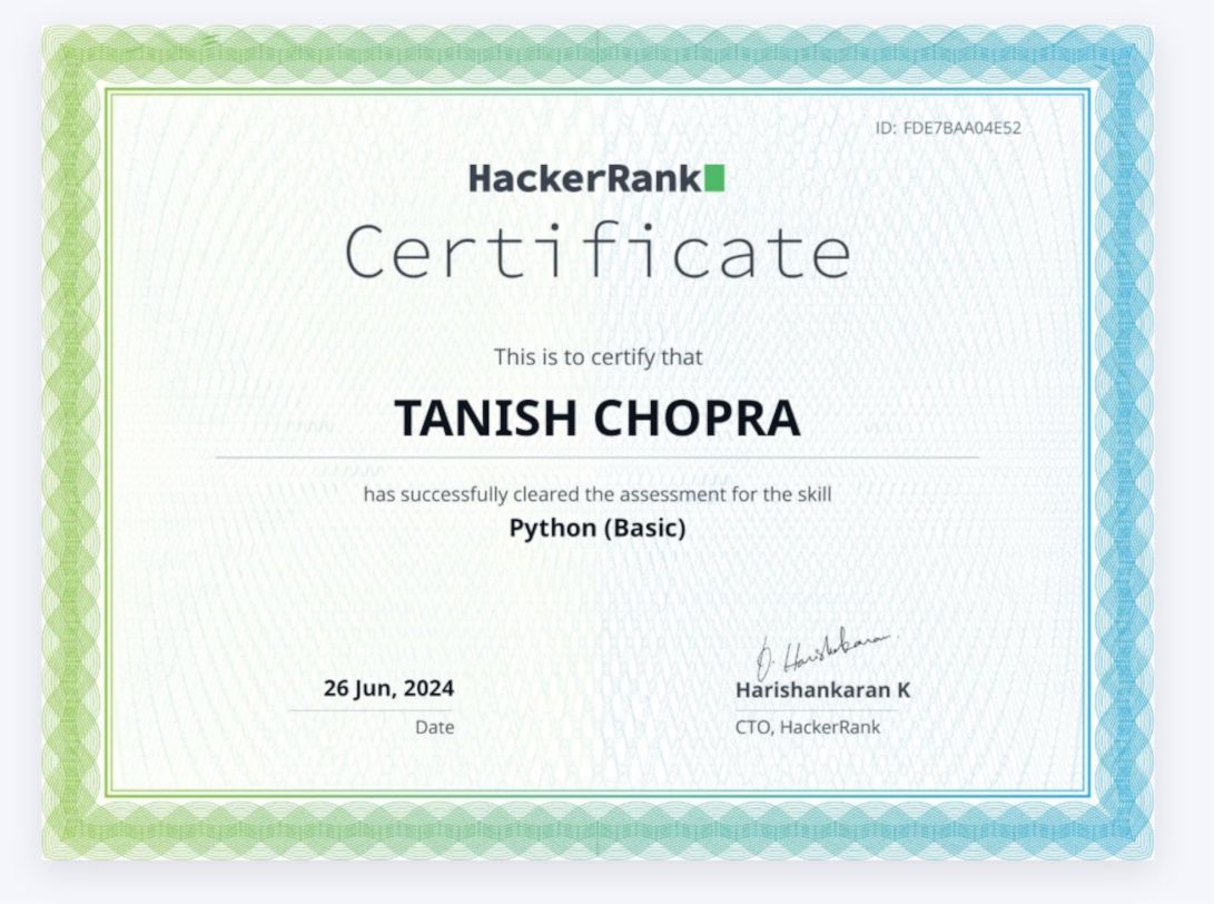 Tanish Chopra on LinkedIn: #python #programming #coding # ... Tanish Chopra on LinkedIn: #python #programming #coding # ...